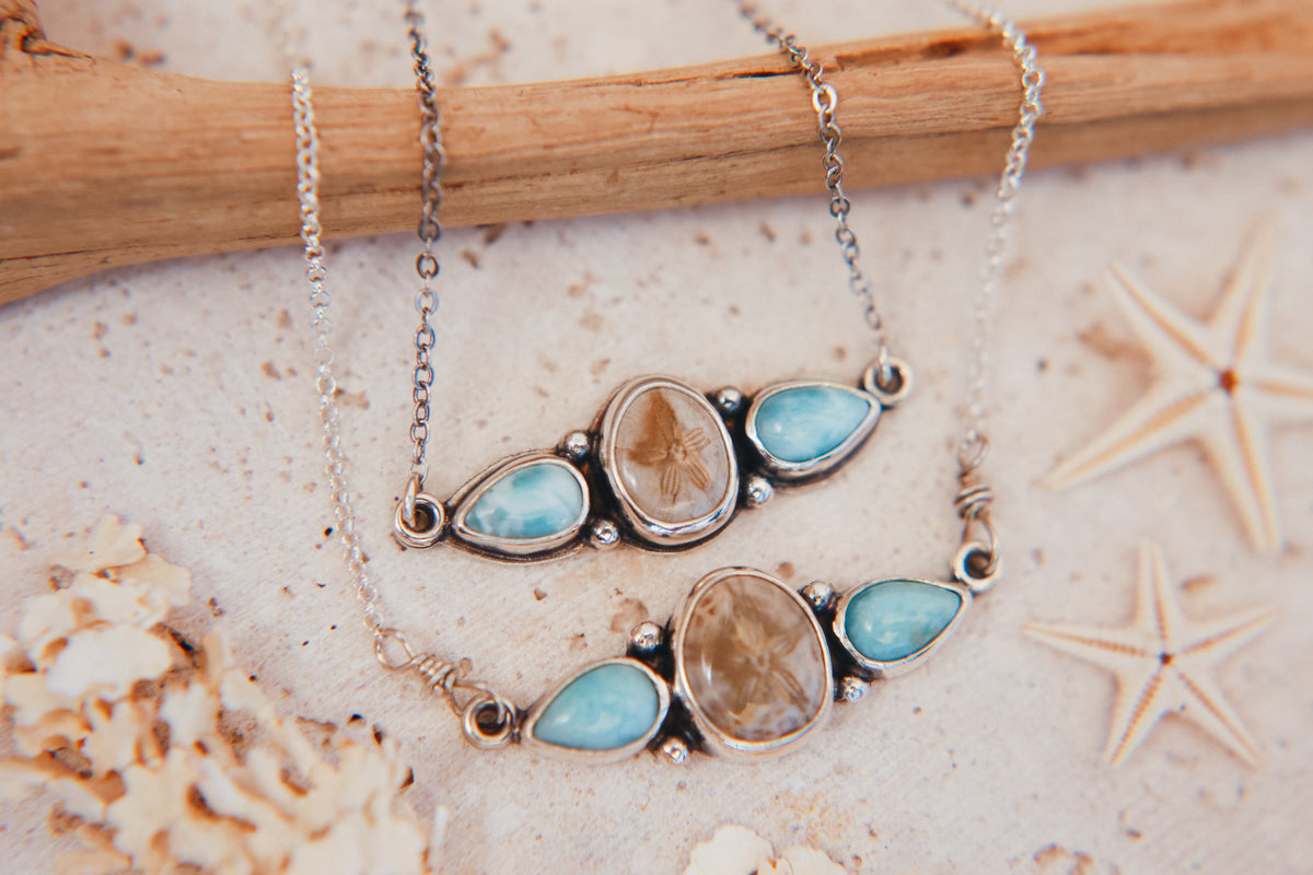 Beachcomber’s necklace #1 – Salty Boat Studio